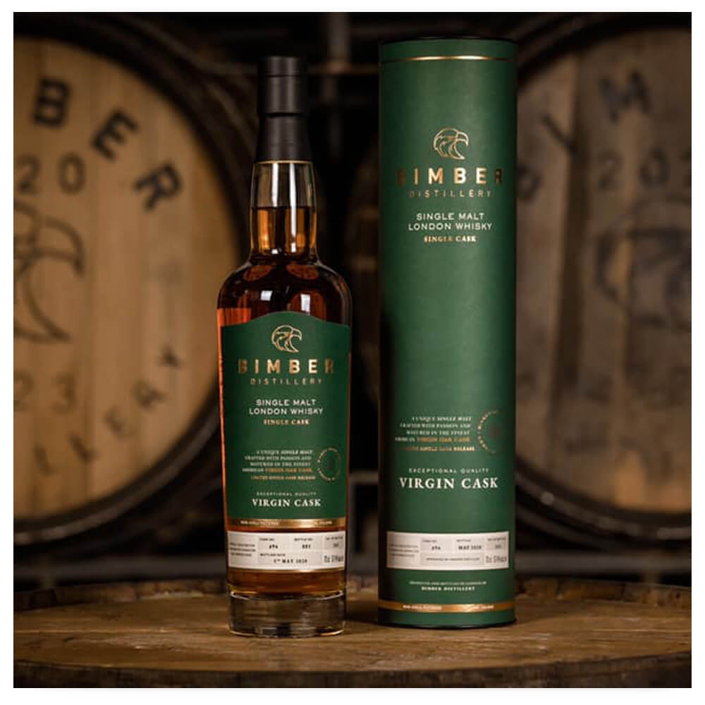 BIMBER DISTILLERY LONDON VIRGIN SINGL CASK WHISKY SINGLE MALT 0,7L ...